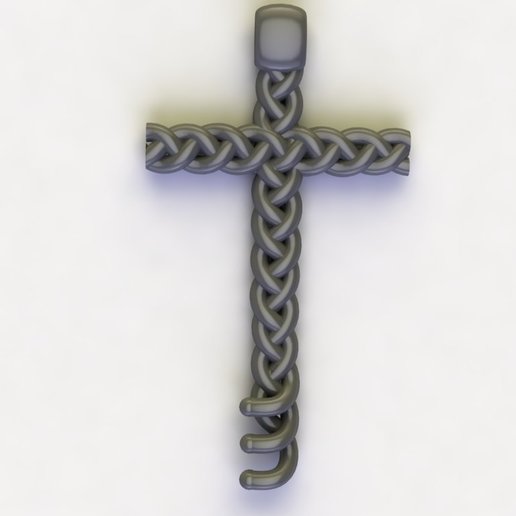 Descargar modelos 3D CRUZ DE TRENZADO ・ Cults