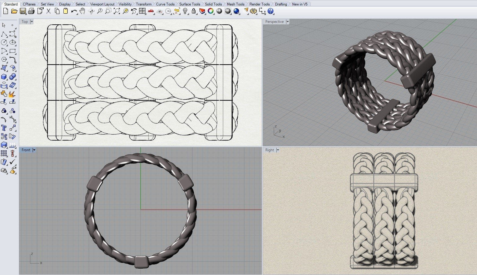 Бесплатный STL файл braiding・Объект для скачивания и 3D печати・Cults