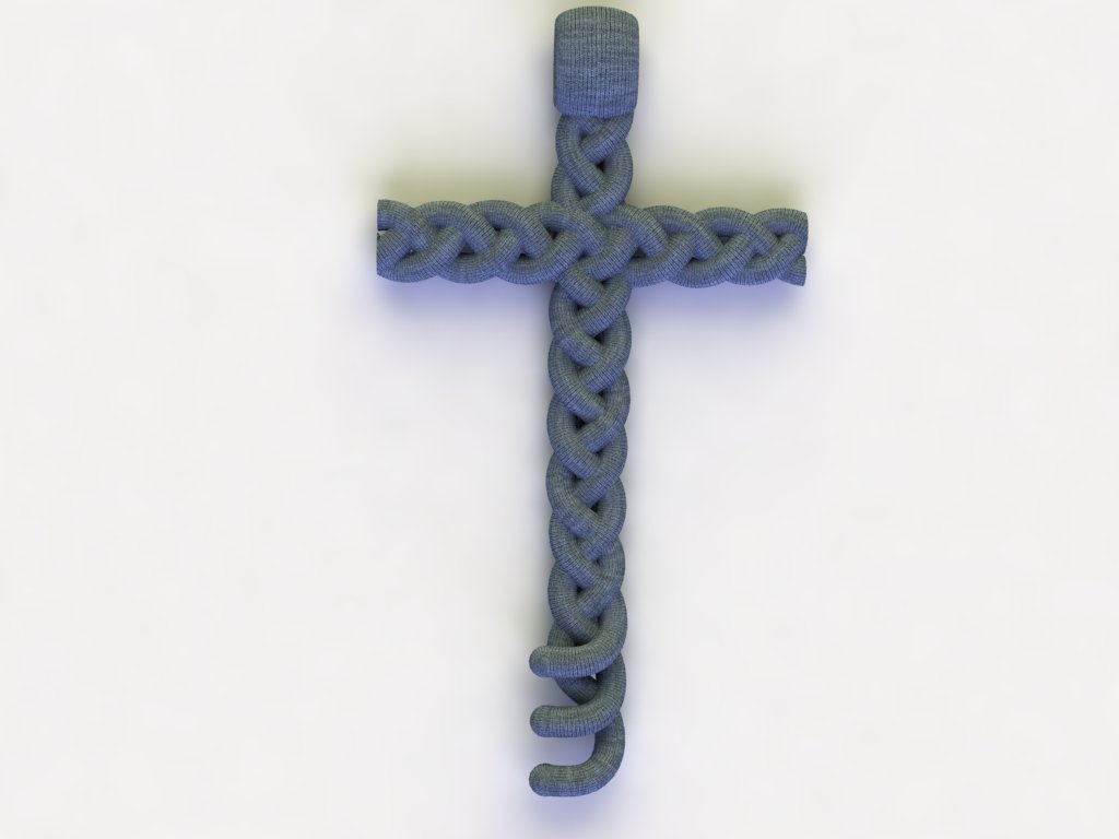 Файл STL BRAIDING CROSS・Шаблон для 3D-печати для загрузки・Cults