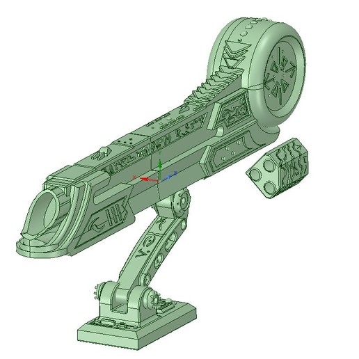 Download STL file Predator Shoulder Cannon • 3D print model ・ Cults