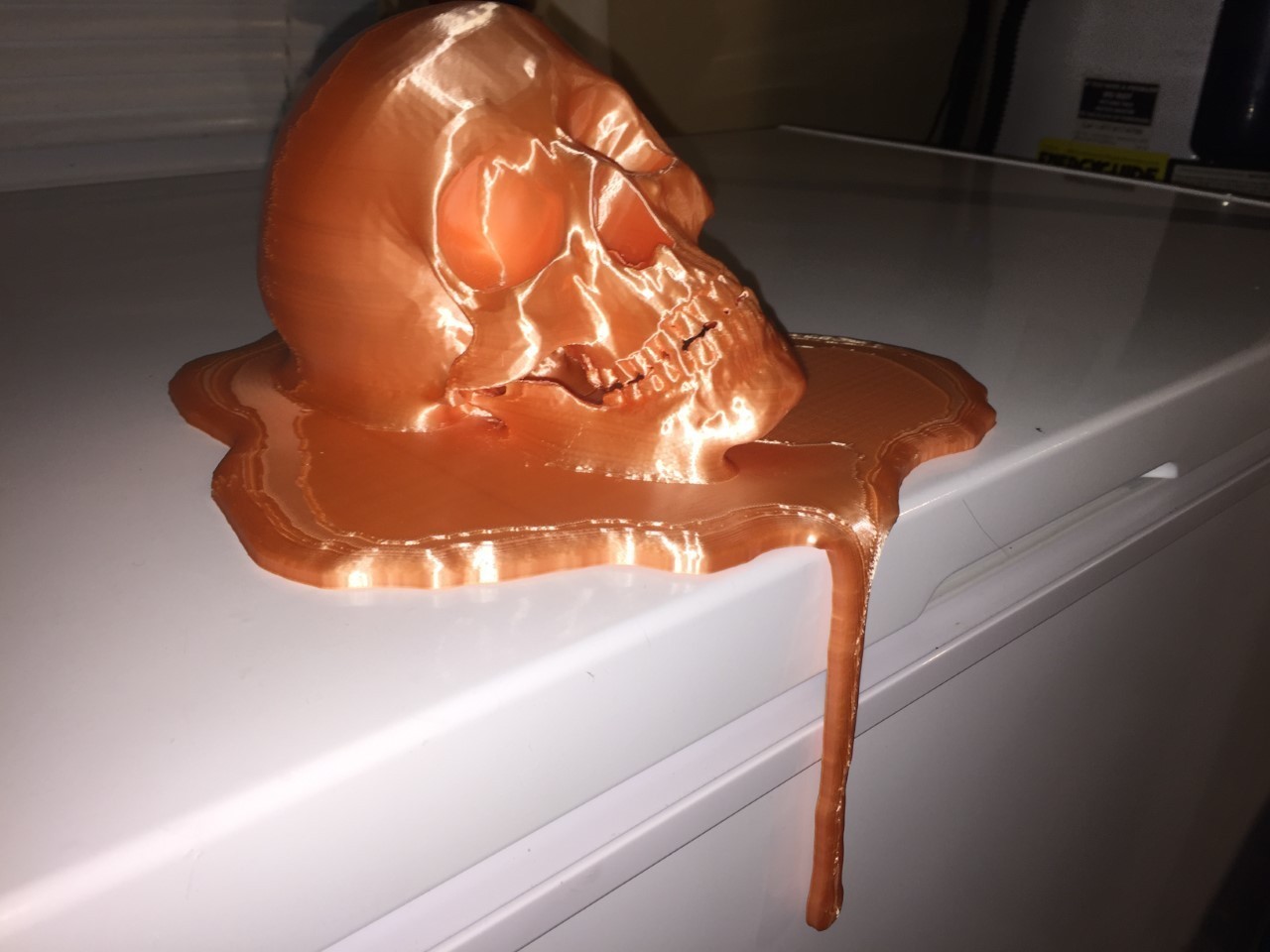 3D printing Melting Skull • made with CR-10・Cults
