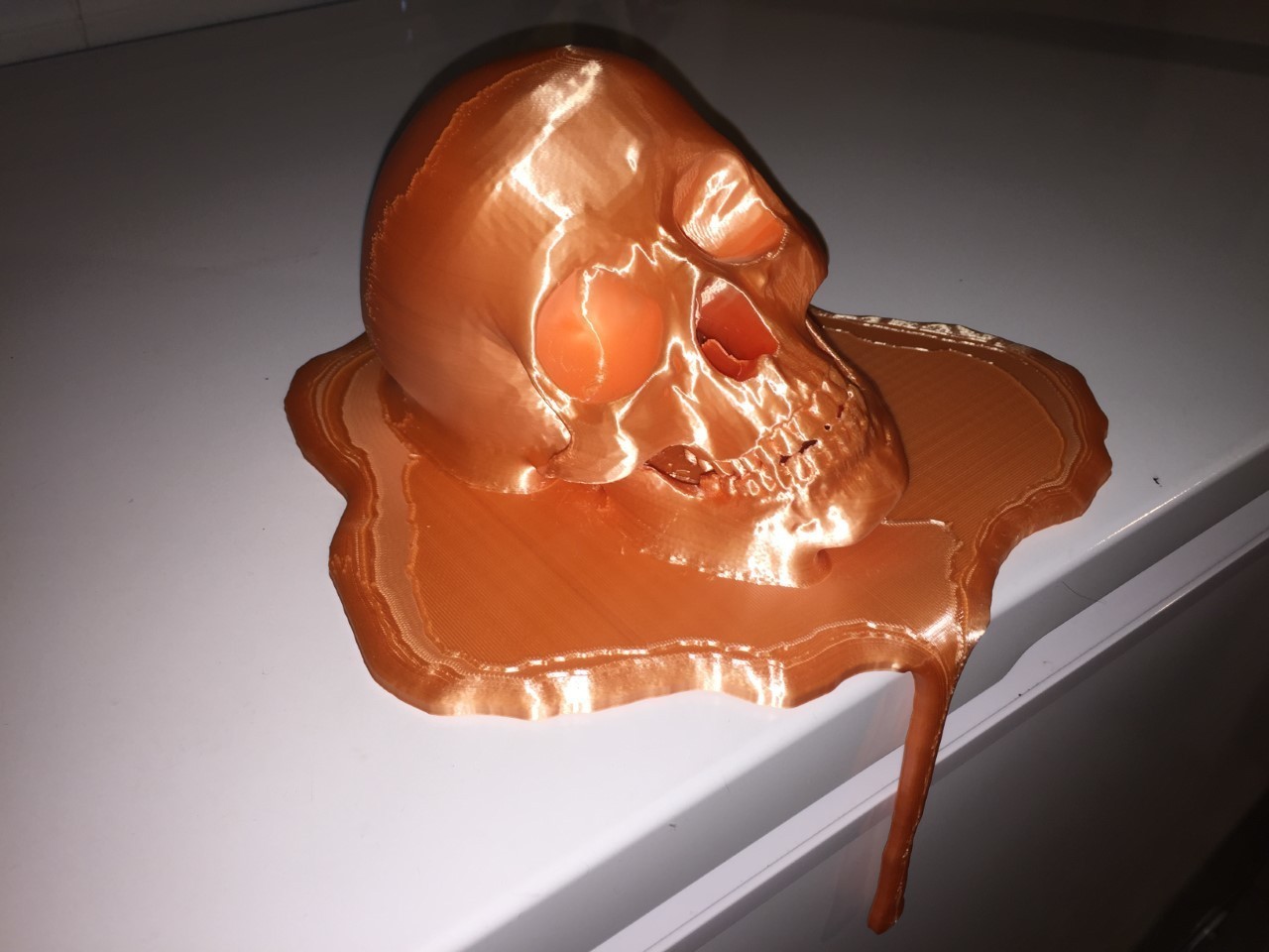 3D printing Melting Skull • made with CR-10・Cults