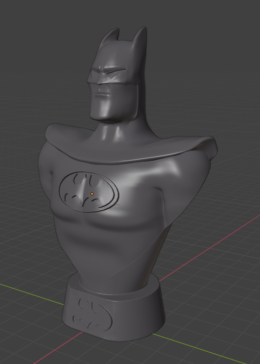 STL file Batman The Animated Series Bust・3D printer design to download ...