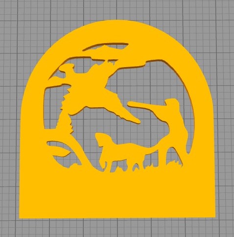 STL file hunting wall art pack・Model to download and 3D print・Cults