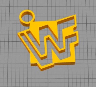 Free STL file wwf wwe old school keychain・3D printing design to ...