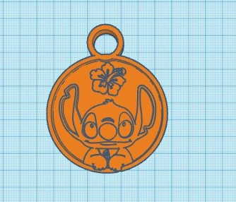 STL file new stitch keychain 🆕・3D printing model to download・Cults