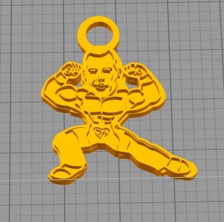 Free STL file wwe hbk keychain・3D print design to download・Cults