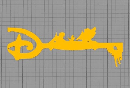 STL file disney lion king key・3D print design to download・Cults