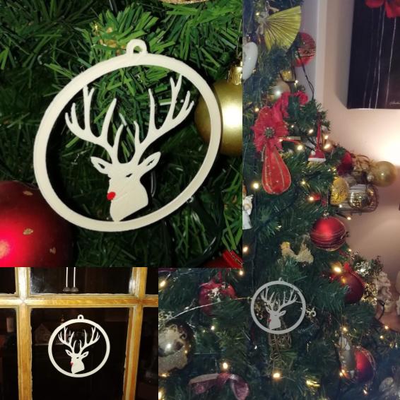 Free STL file Rudolph Reindeer・3D print model to download・Cults