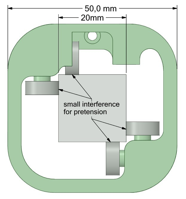 Free 3D file Kossel (Delta): linear motion carriage with bearing 623-ZZ ...