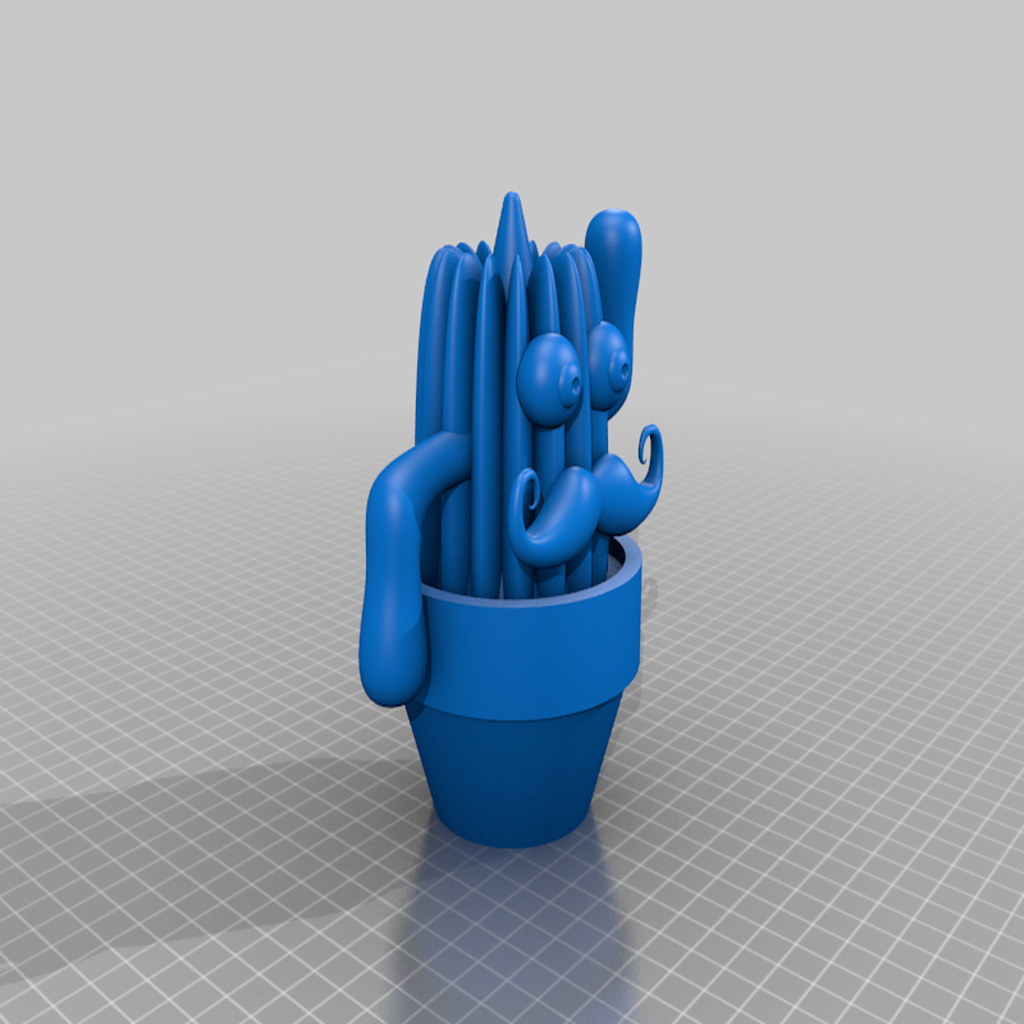 Free STL file Cactus・3D printer model to download・Cults