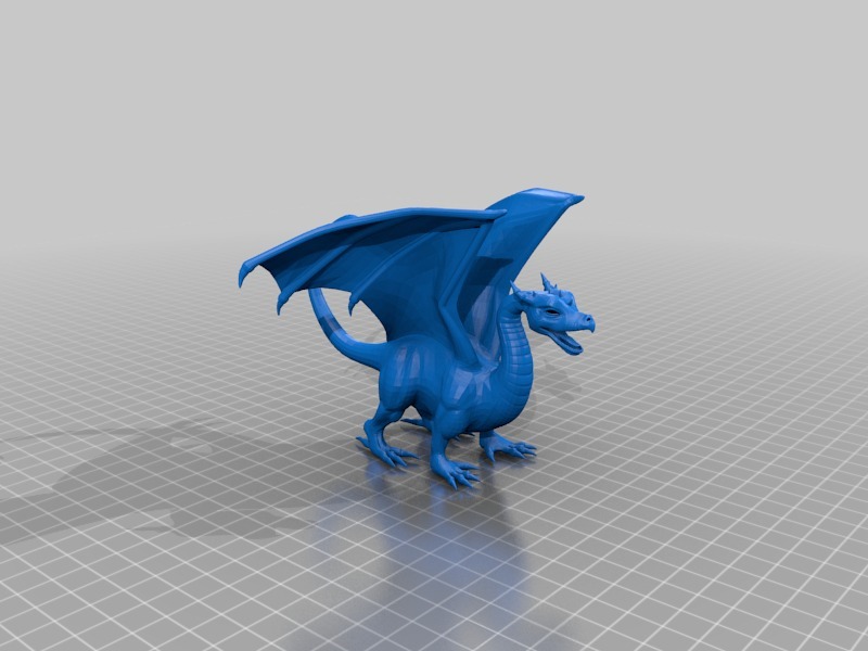 Free 3D file Dragon・3D printer model to download・Cults