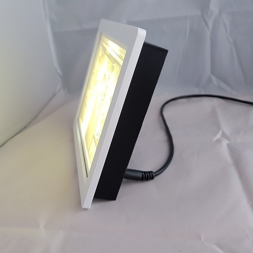 Download free 3D printer templates Light Box With Basic Frame ...