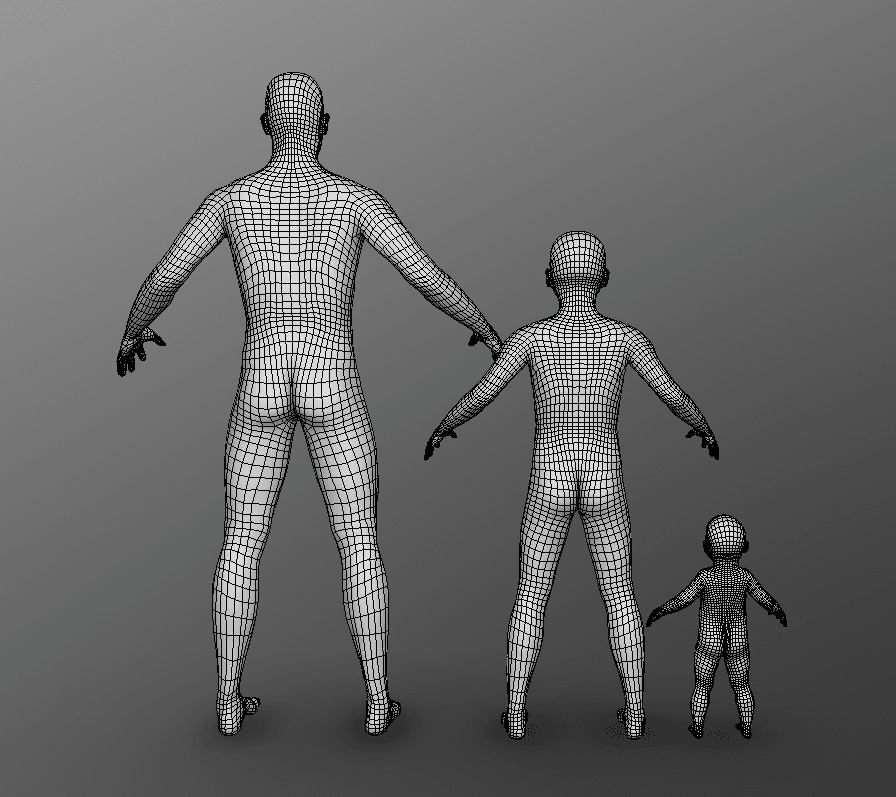 3D-Datei Simple Human Pack ♂️・3D-druckbares Modell zum Herunterladen・Cults