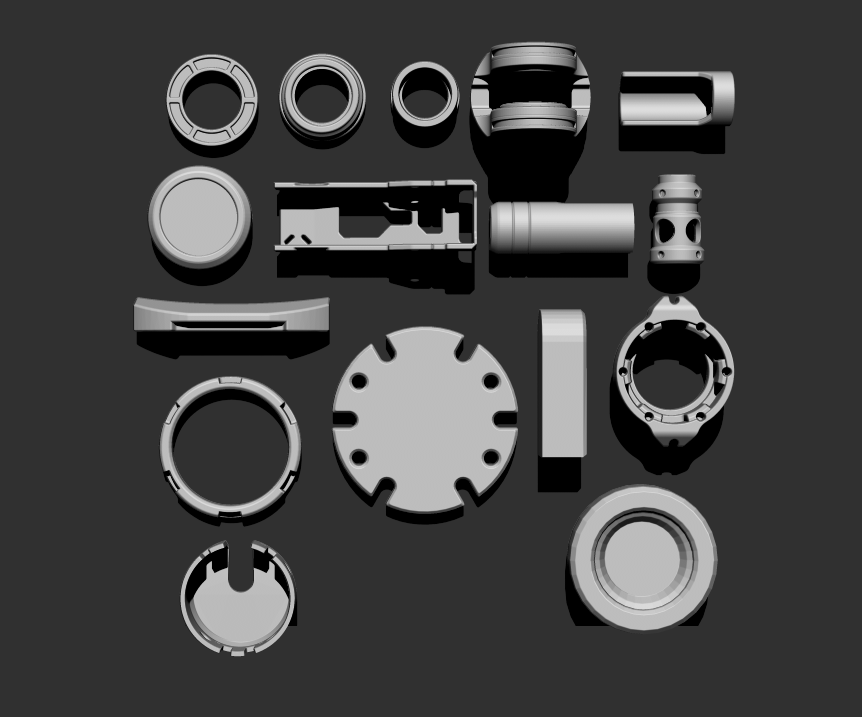 Free 3D file Basic Kit-Bash Vol3 👽・3D printable model to download・Cults