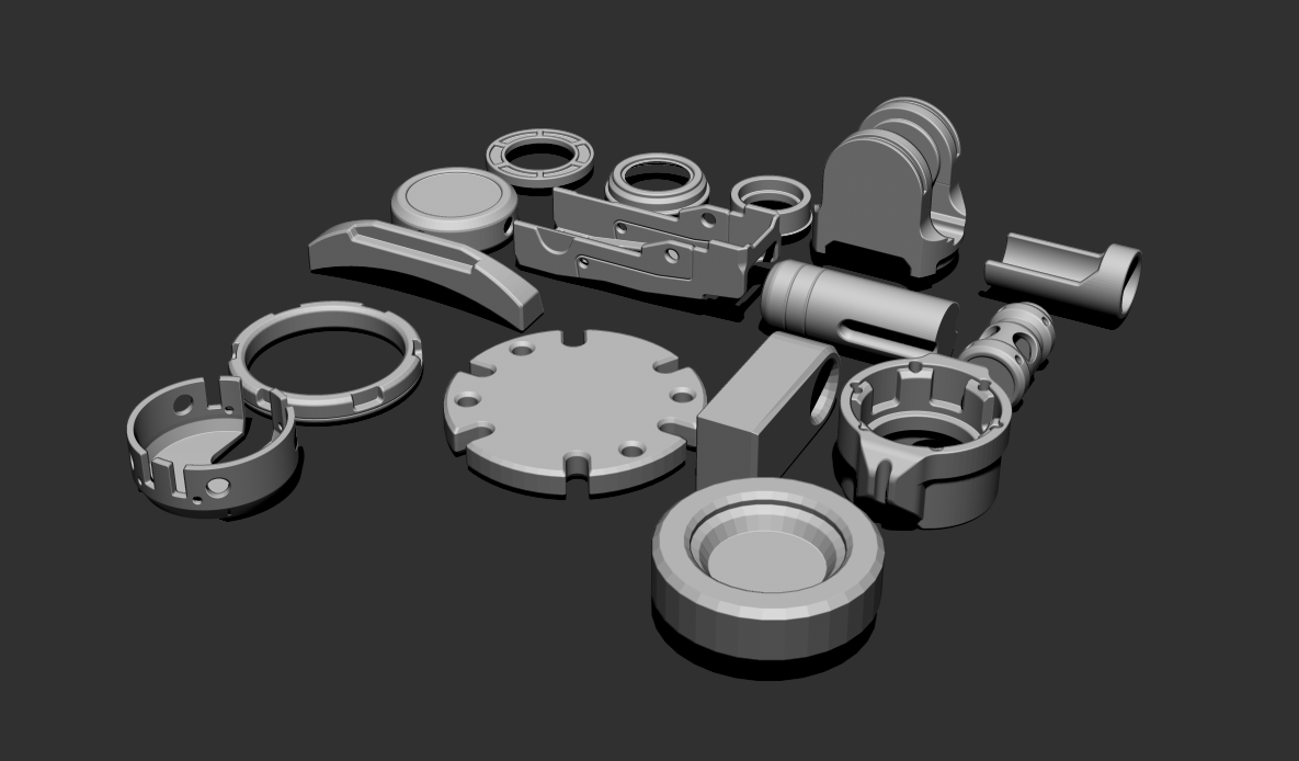 Free 3D file Basic Kit-Bash Vol3 👽・3D printable model to download・Cults