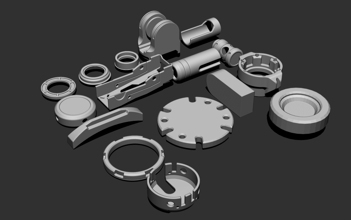 Free 3D file Basic Kit-Bash Vol3 👽・3D printable model to download・Cults