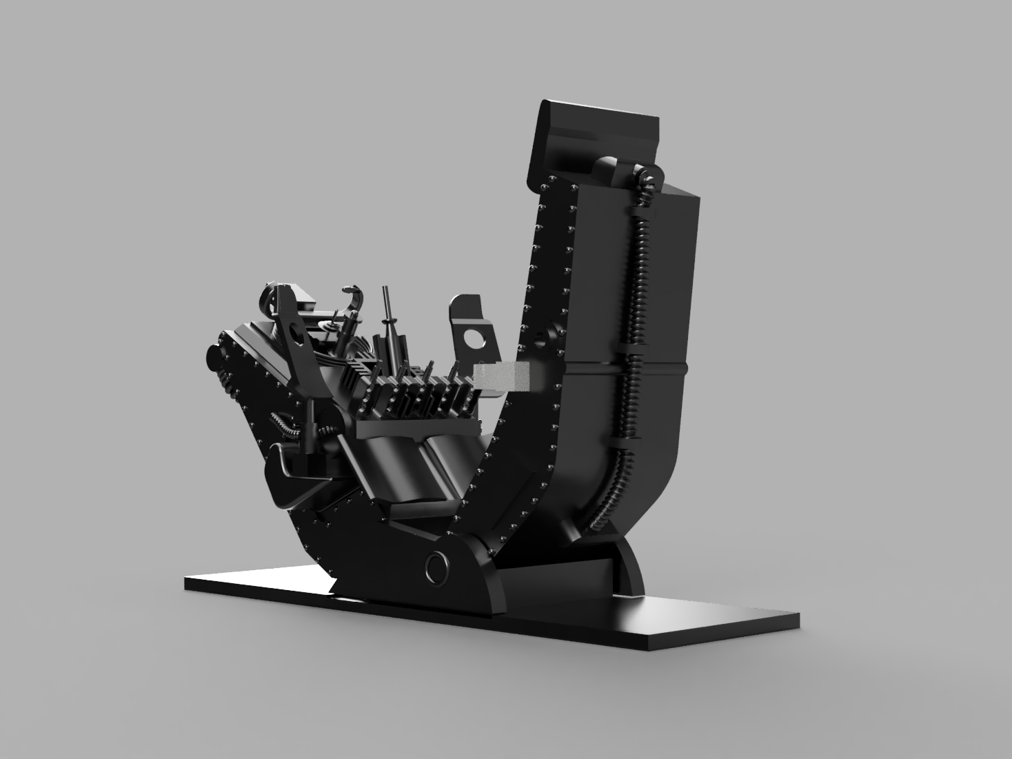 STL file Torture Chair - Bespin Cloud City - Diorama・3D print model to ...