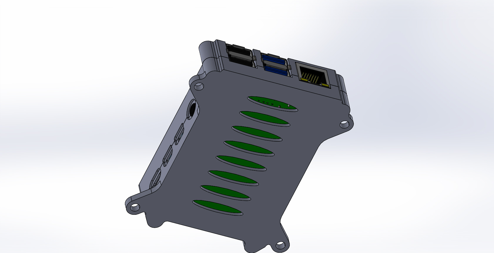 STL file Raspberry Pi 4 case・3D printable design to download・Cults