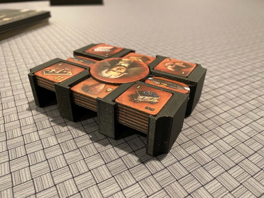 Free STL file Brass Birmingham Player Token Holder - Adjusted Heights ...