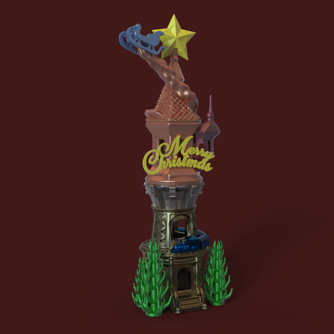 Download free 3D printing designs CHRISTMAS TOWER ・ Cults