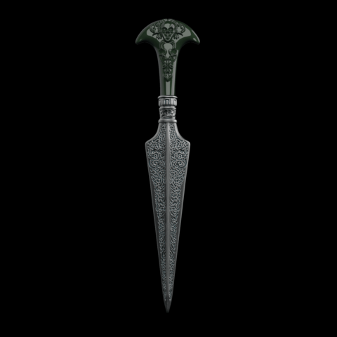 Download STL file Bellatrix Lestrange Dagger - Harry Potter • 3D print ...