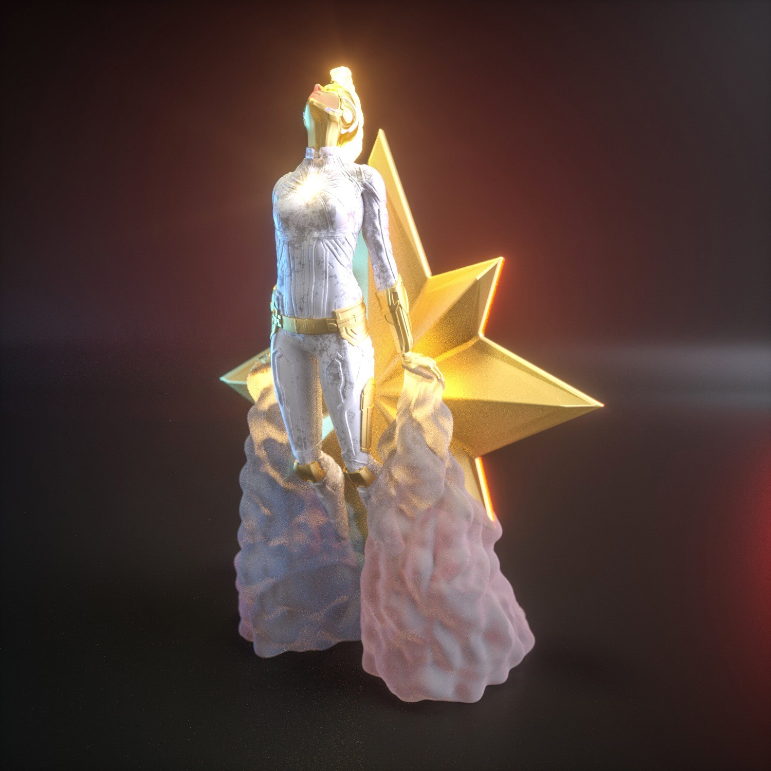 STL file Captain Marvel 🦸・3D printer model to download・Cults