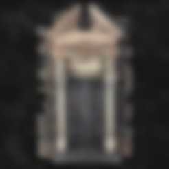 Download OBJ file The Daily Prophet Gate - Harry Potter • Model to 3D ...