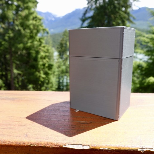 Download free STL file Box for Playing Cards - Double Decker • 3D ...