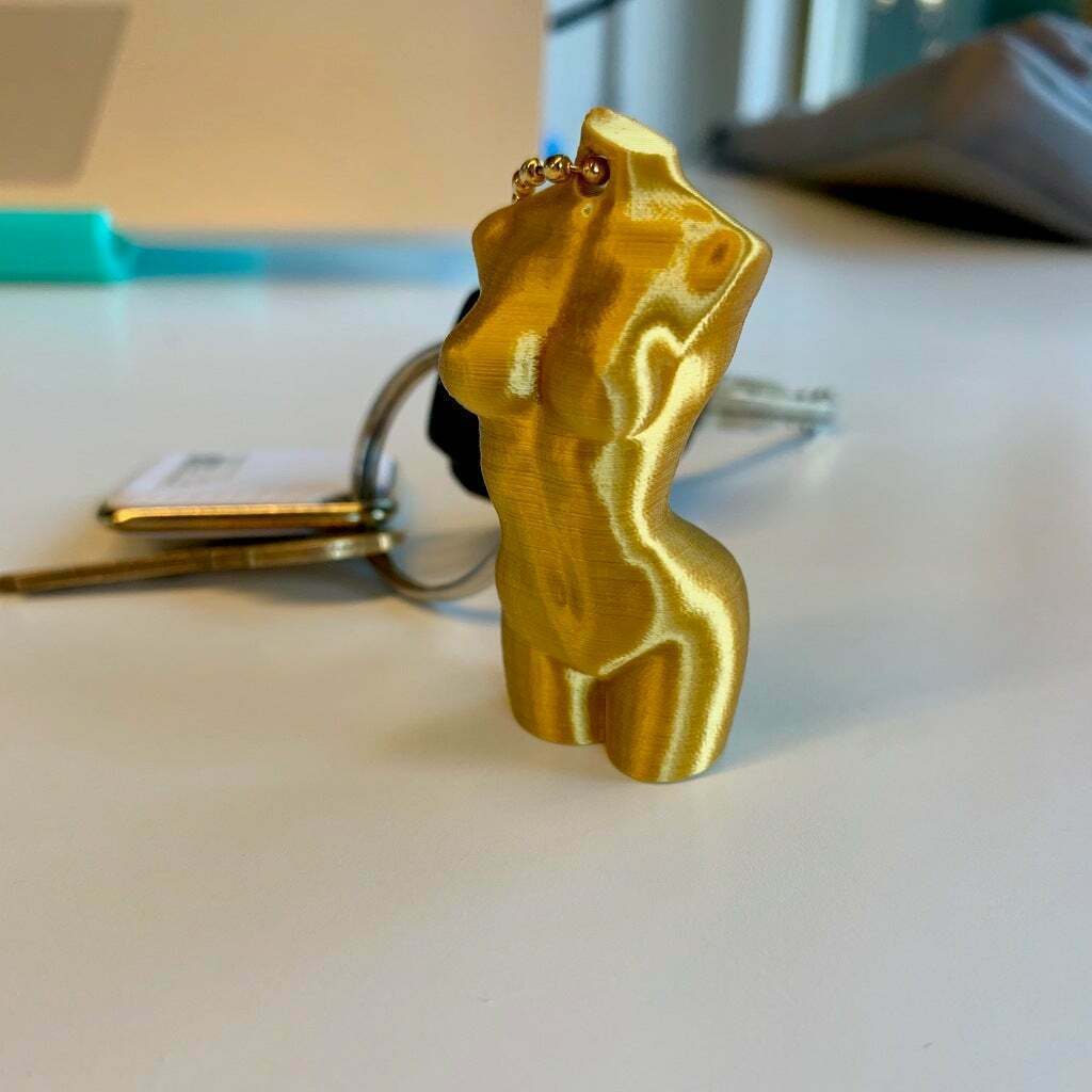 Free STL file Woman's Body Keychain・3D print design to download・Cults