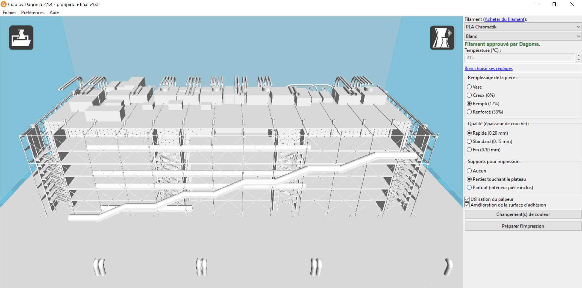 STL file Pompidou・3D printable model to download・Cults