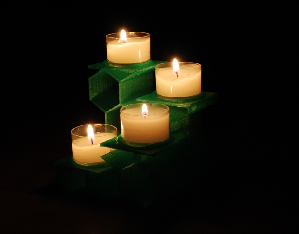 Free STL file Tea Light Stairway from Hex-Tubes・Model to download and ...