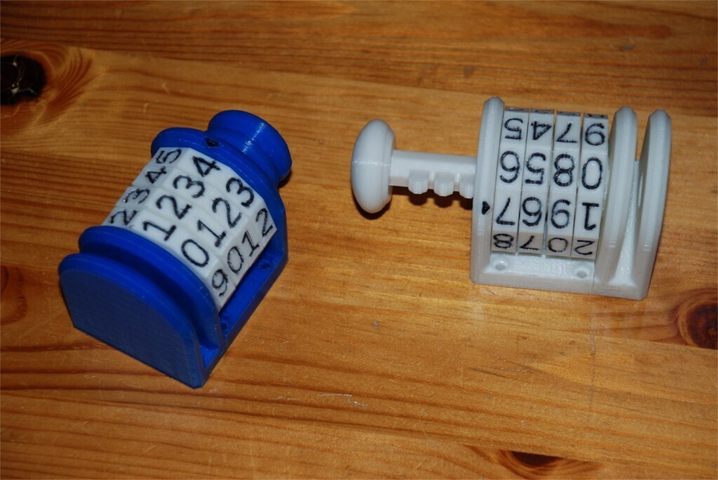 Free STL file Combination Lock・3D printing template to download・Cults