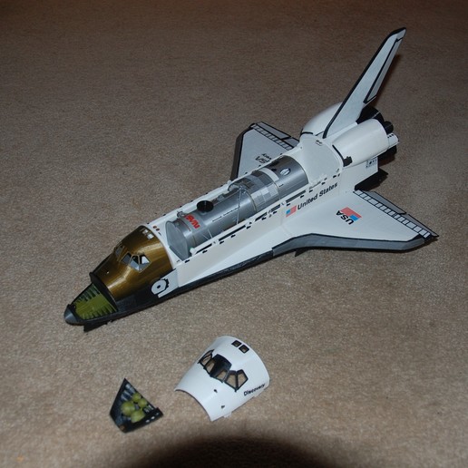 3D printed space shuttle STS31 hubble discovery pack 3/3 ・ Cults