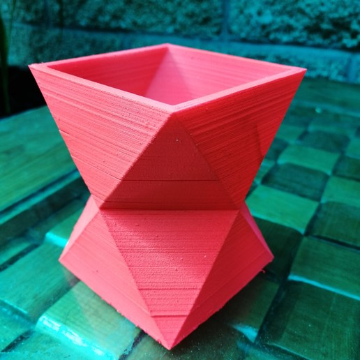 Download OBJ file Planter triangle pot • 3D printable model ・ Cults