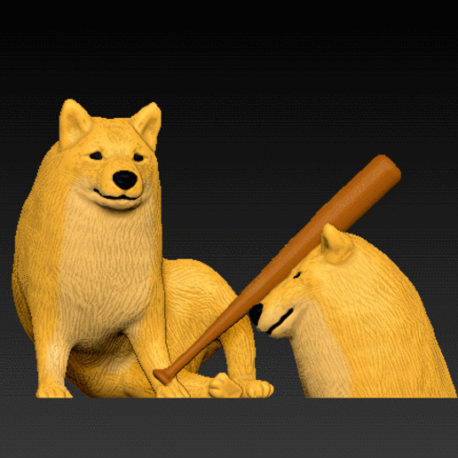 Download STL file Cheems ouch bonk • 3D printable object ・ Cults