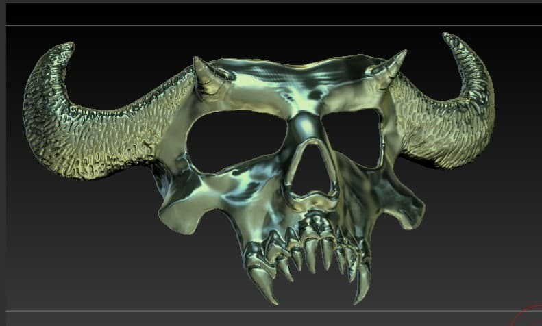 STL file Danzig mask 🪨・3D printable model to download・Cults