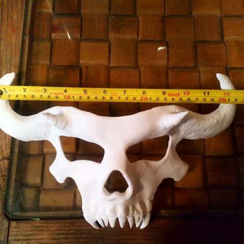 Download OBJ file Danzig mask • 3D print design ・ Cults