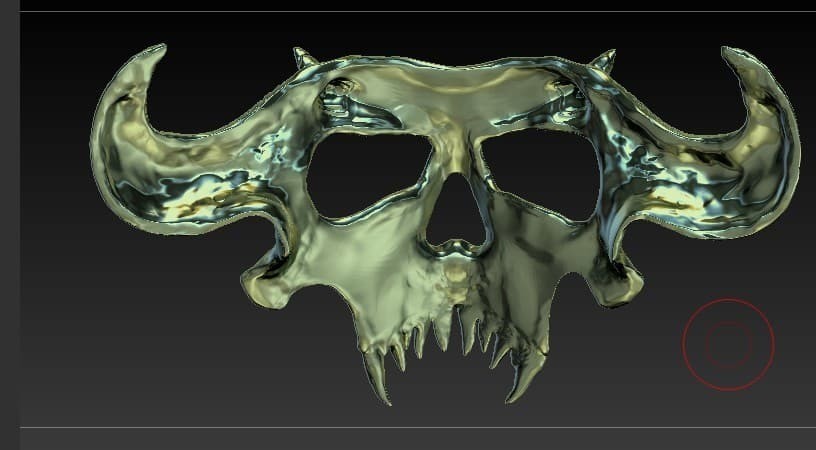 STL file Danzig mask 🪨・3D printable model to download・Cults