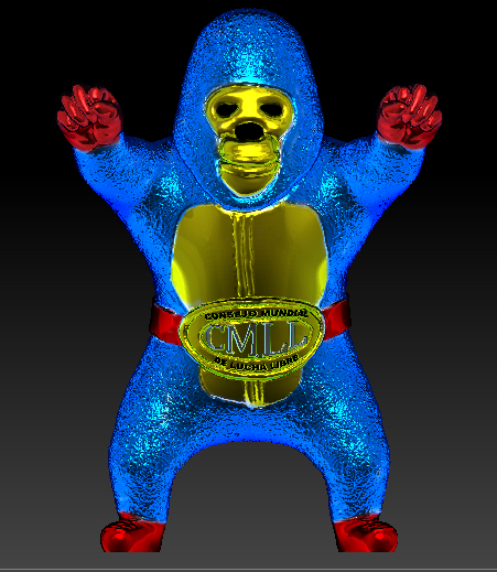 STL file Kemonito wrestler in 3D・3D print design to download・Cults