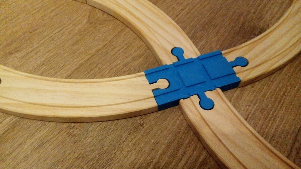 Free 3D file Train Track Cross・3D printer design to download・Cults