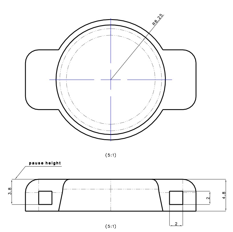 Free STL file power button cover 📱・Object to download and to 3D print・Cults