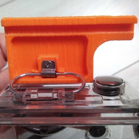 Download free STL file Waterproof cover latch for 4K sports camera • 3D ...