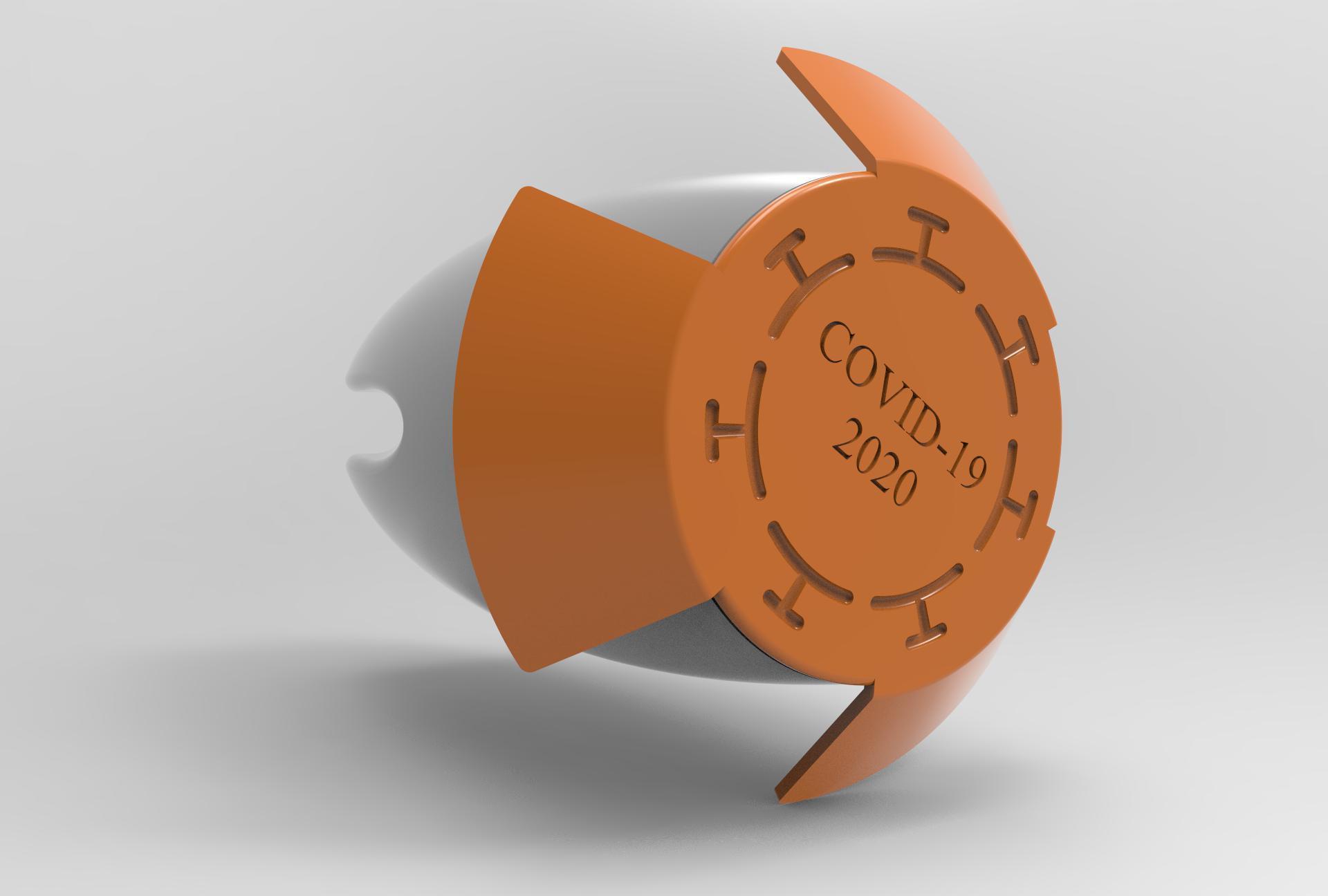 Archivo STL gratis Cápsula del tiempo - Time capsule COVID-19 🍾・Objeto ...