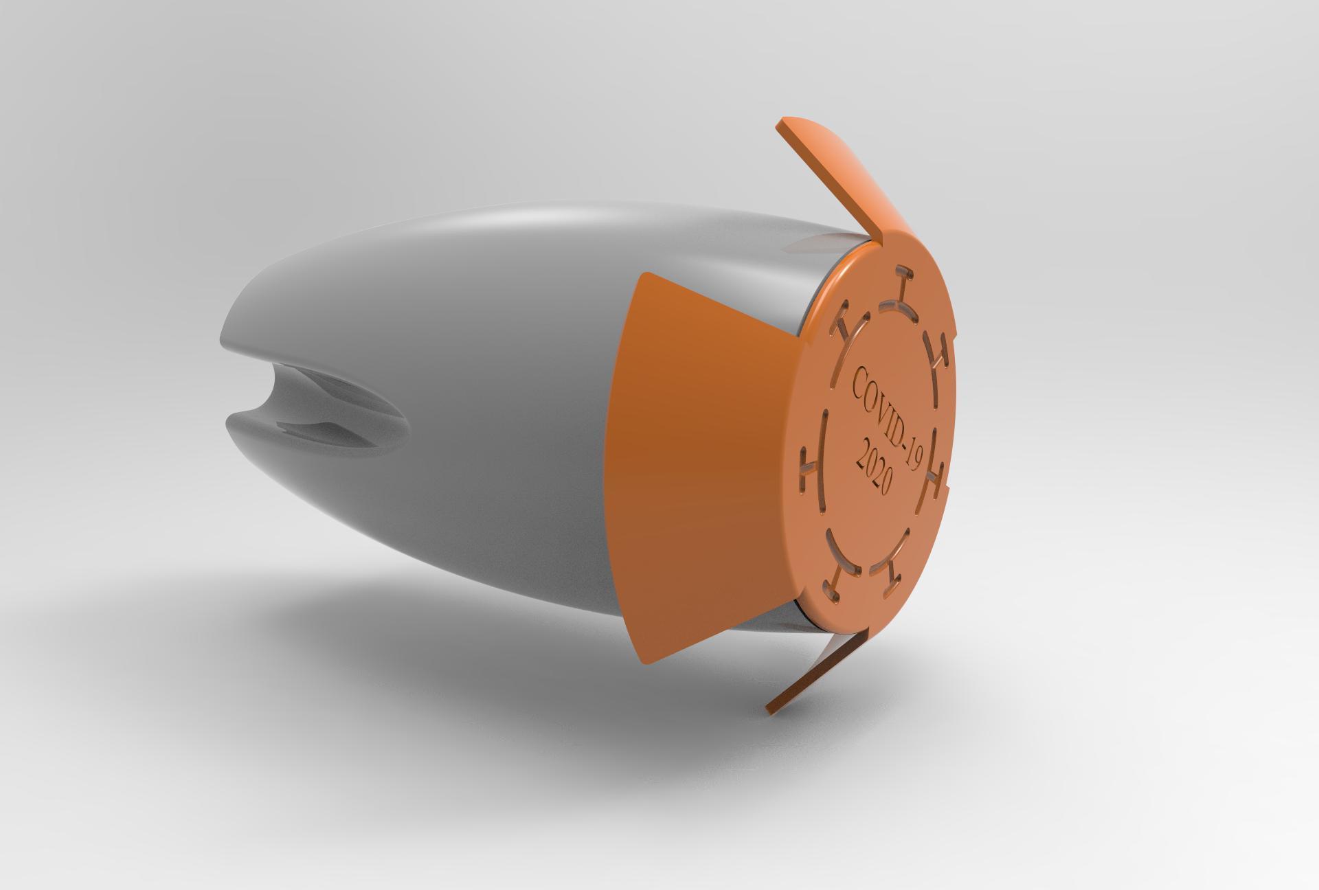 Archivo STL gratis Cápsula del tiempo - Time capsule COVID-19 🍾・Objeto ...