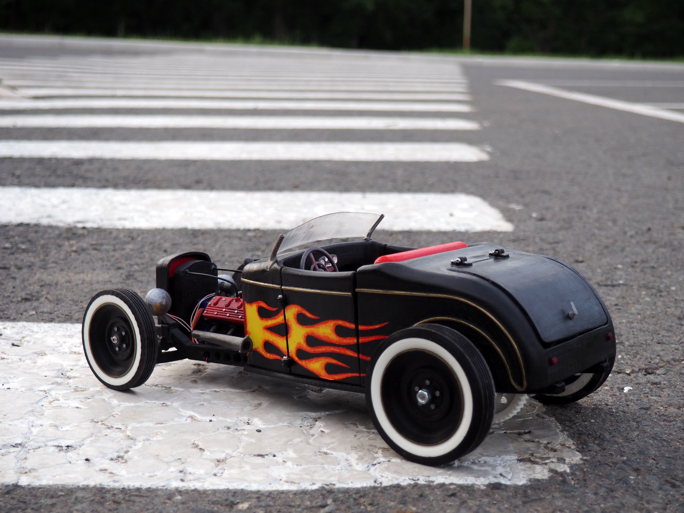 3D printable Hot Rod • made with FLsun delta printer・Cults