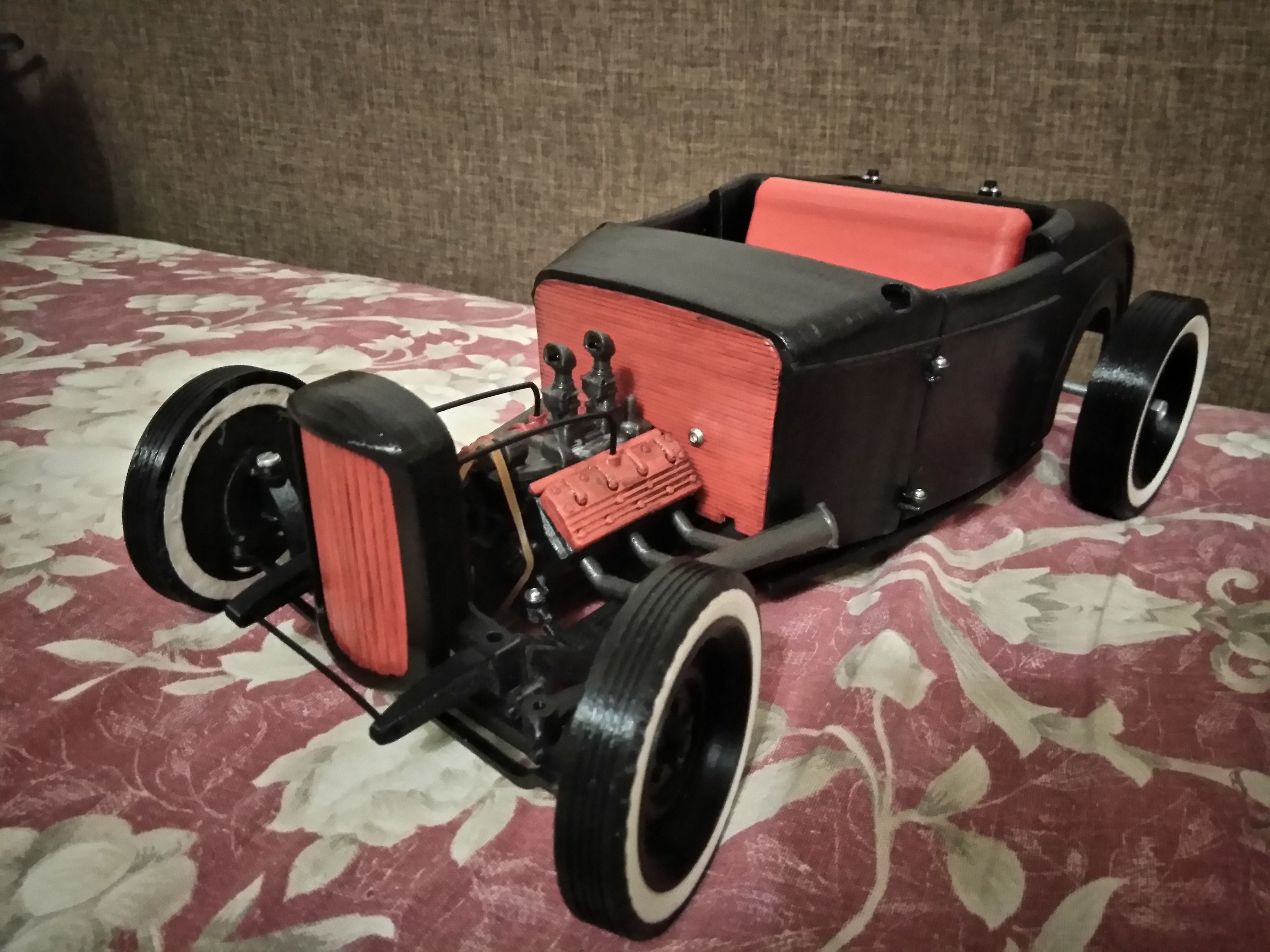 3D printable Hot Rod • made with FLsun delta printer・Cults