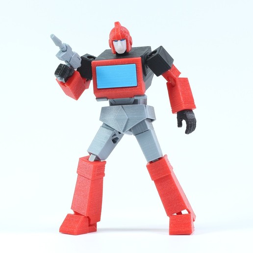 ARTICULATED G1 TRANSFORMERS IRONHIDE - NO SUPPORT - Free 3D Print Model