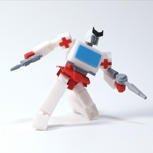 Download free STL file ARTICULATED G1 TRANSFORMERS RATCHET - NO SUPPORT ...