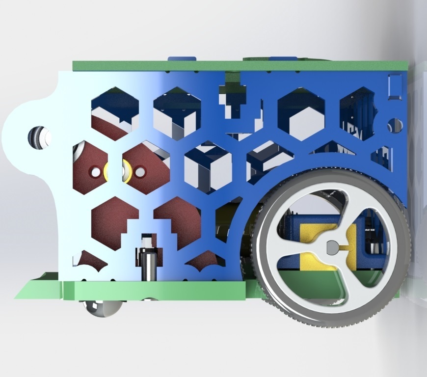 STL file Soccer Robot V 4.0 with kicker and Roller system ⚽・3D printing ...